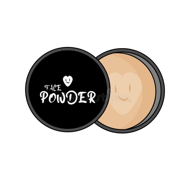 Isolated Powder Women Makeup Vector Illustration Stock Vector ...