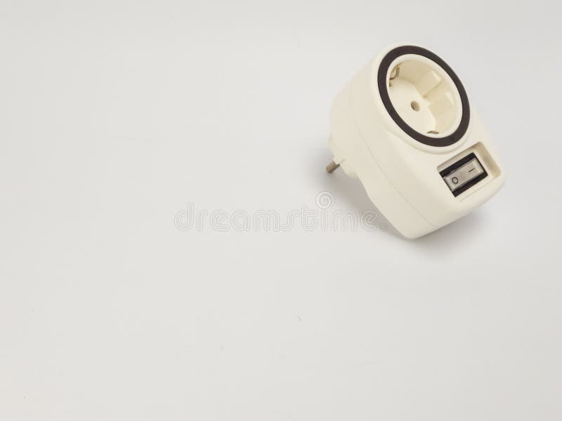 Isolated Power Adapter Off Switch Clean White Background Stock Photos ...