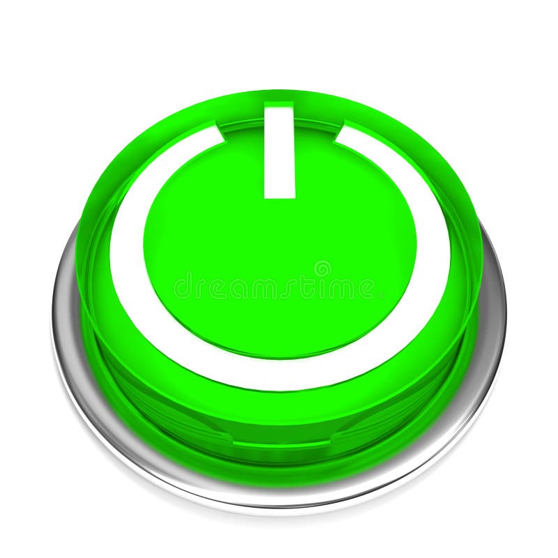 Power Round Button. Picture Image: 15083426