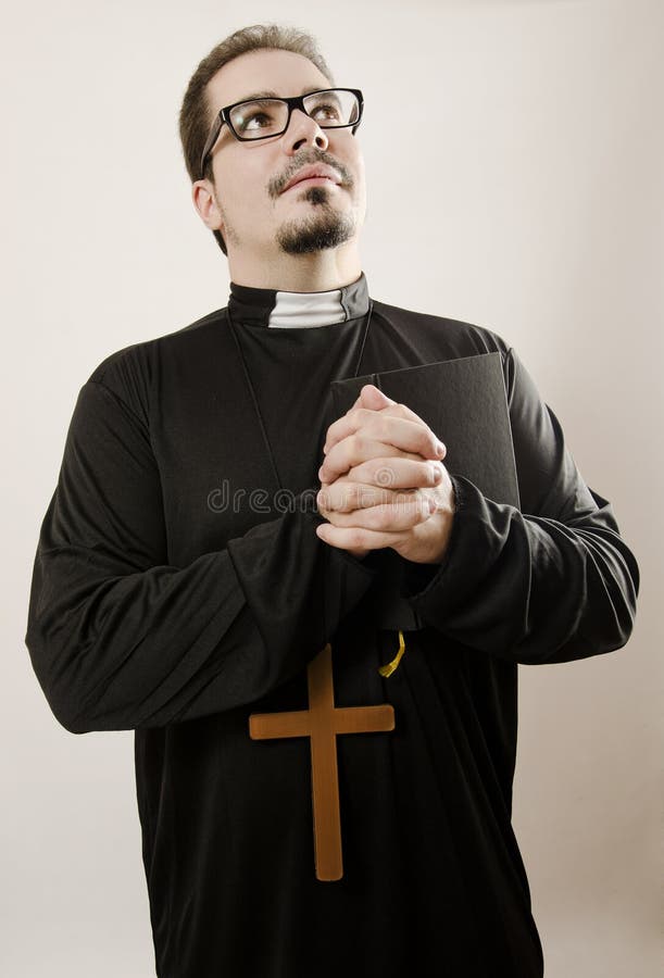 Isolated priest stock photo. Image of christian, minister - 44634860