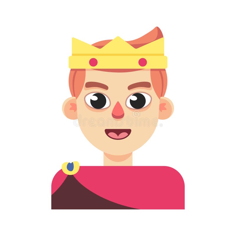 Isolated prince medieval stock vector. Illustration of city - 197264202