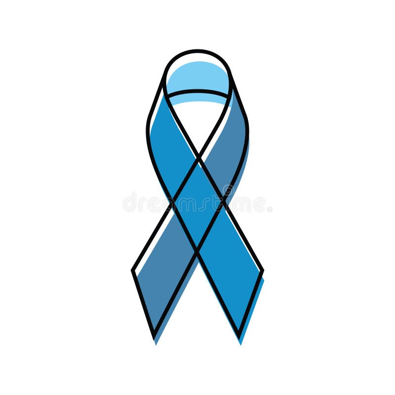 Isolated Prostate Cancer Awareness Ribbon Vector Stock Vector ...