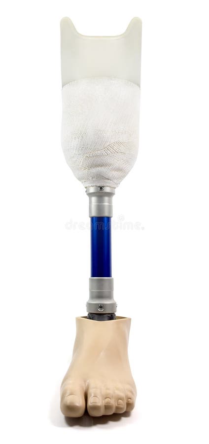 Isolated Prosthetic Leg and Foot Stock Image - Image of physical, human ...