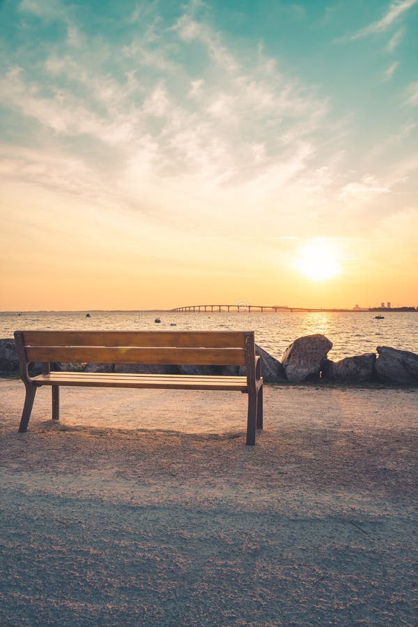 Bench and Sunrise stock image. Image of scenery, switzerland - 31117007