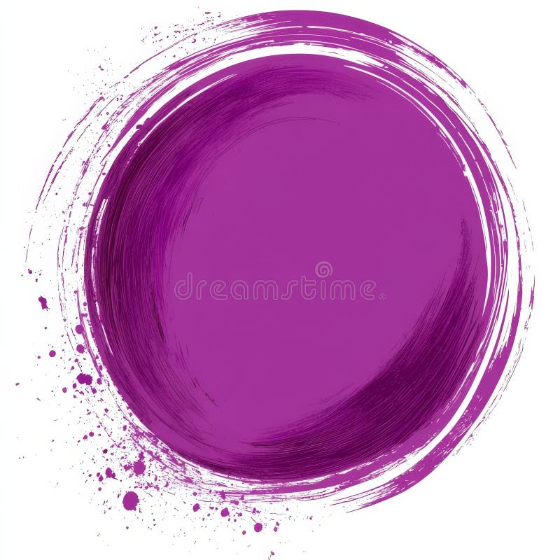 Isolated Purple Circle with Transparent Background. Stock Image - Image ...