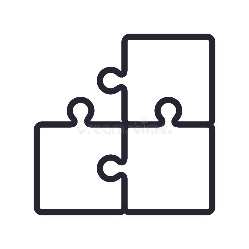 Isolated Puzzle Game Vector Design Stock Vector - Illustration of match ...