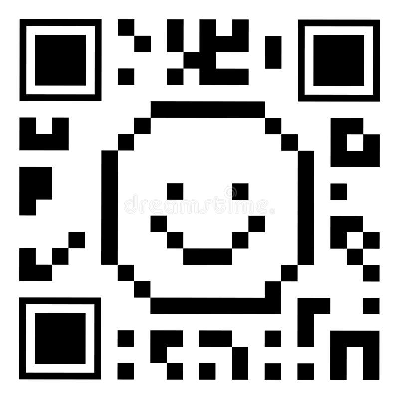 Isolated Qr Code and House Design Stock Vector - Illustration of ...