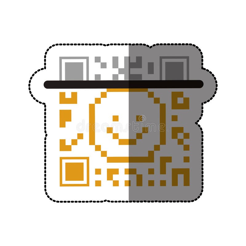 Isolated qr code design stock vector. Illustration of binary - 82591113