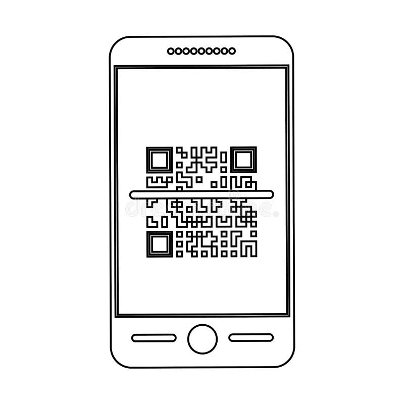 Isolated qr code design stock vector. Illustration of binary - 82591113
