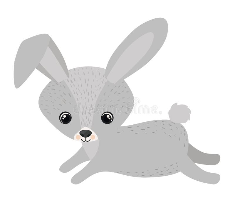 Isolated Rabbit Cartoon Design Stock Vector - Illustration of rabbit ...