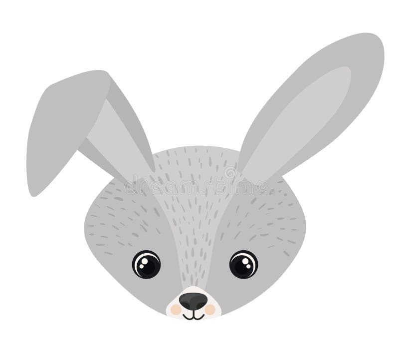 Isolated Rabbit Cartoon Design Stock Vector - Illustration of ...