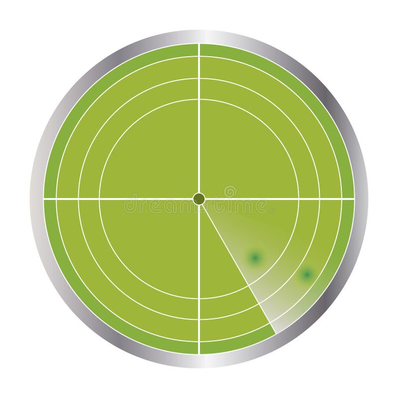 Isolated radar icon stock vector. Illustration of battle - 201594858