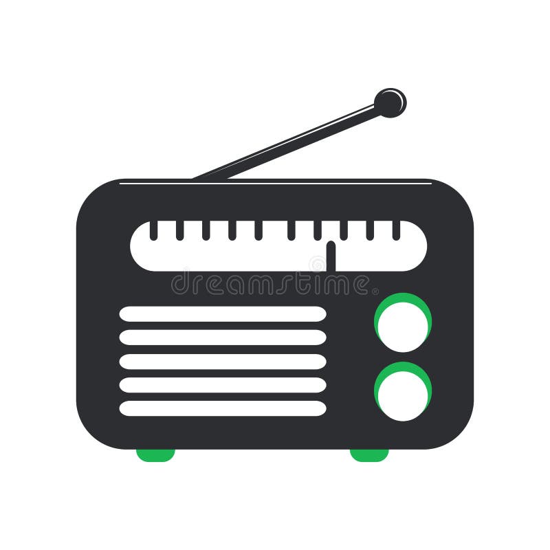 Isolated radio icon stock vector. Illustration of technology - 194407448