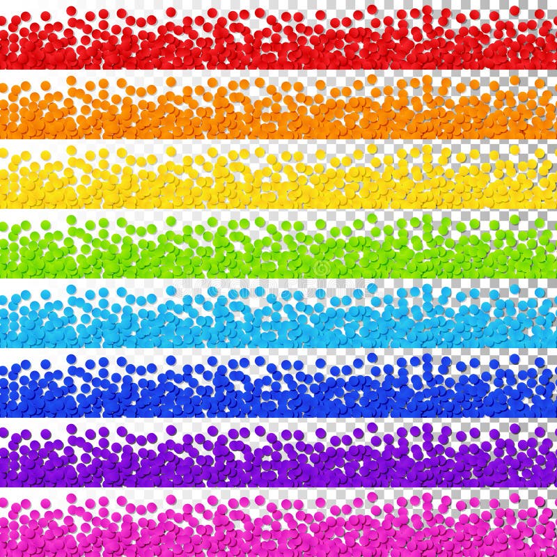 Confetti Rainbow stock vector. Illustration of flying - 26931314