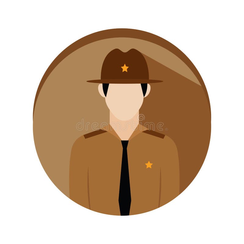 Isolated ranger icon stock vector. Illustration of simple - 183357895