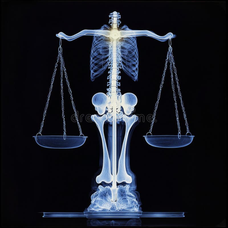 Isolated X-ray Law Scale with Modern Design Stock Image - Image of ...