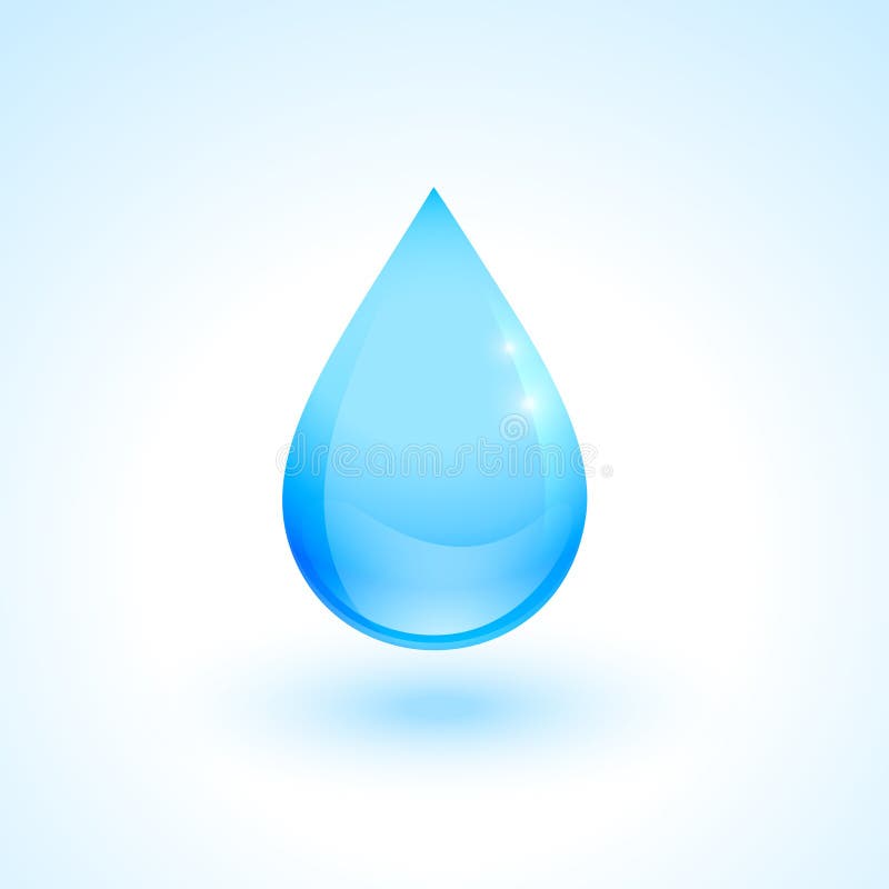 Isolated and Realistic Clear Water Droplet Design Stock Vector ...
