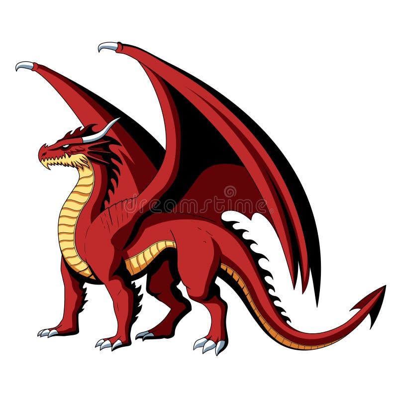 Dragon Realistic Stock Illustrations – 1,186 Dragon Realistic Stock ...