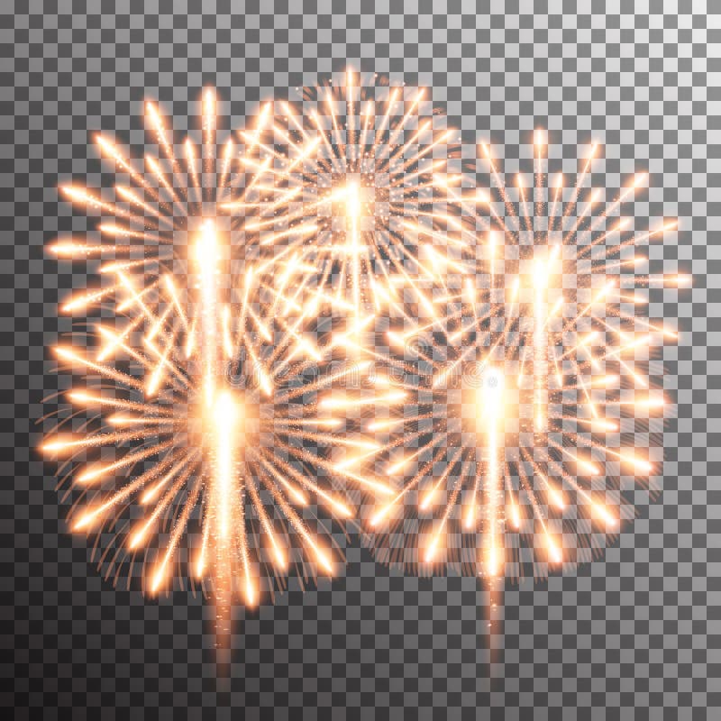 Isolated Realistic Vector Fireworks Stock Illustrations – 871 Isolated ...