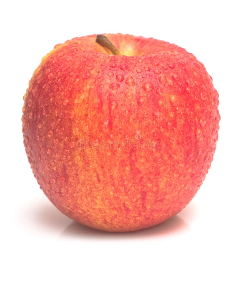 Isolated red apple stock image. Image of perfect, juice - 4290307