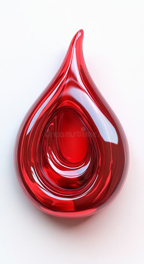 Isolated Red Droplets of Liquid Stock Image - Image of biology ...