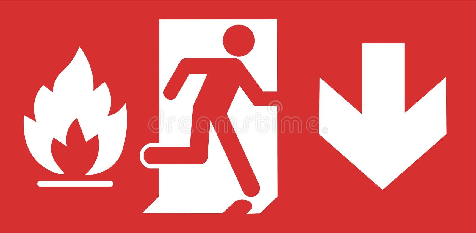 Isolated Fire Emergency Telephone Symbol. Concept of Safety Signs Stock ...