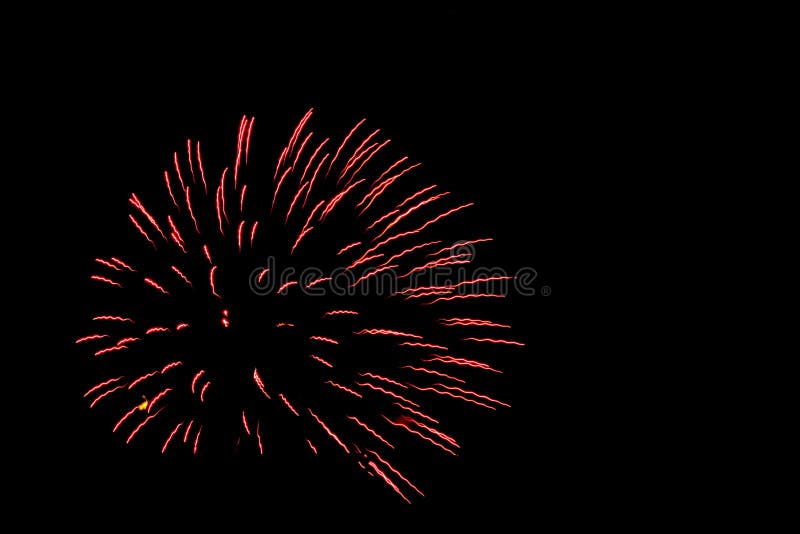 Isolated red firework stock photo. Image of lifestyle - 189480130