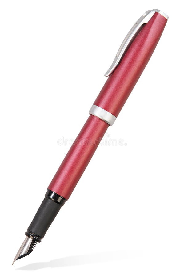 Red Pen stock photo. Image of writing, close, clipping - 3446420