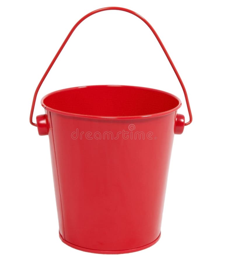 A red pail stock illustration. Illustration of freshness - 11045254
