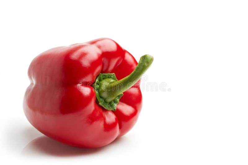 Isolated red pepper stock image. Image of healthy, sweet - 9737461