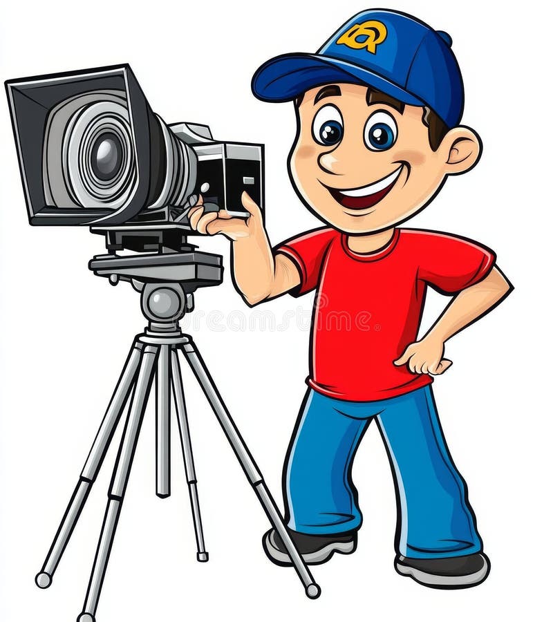 Shirted Cameraman Stock Illustrations – 1 Shirted Cameraman Stock ...