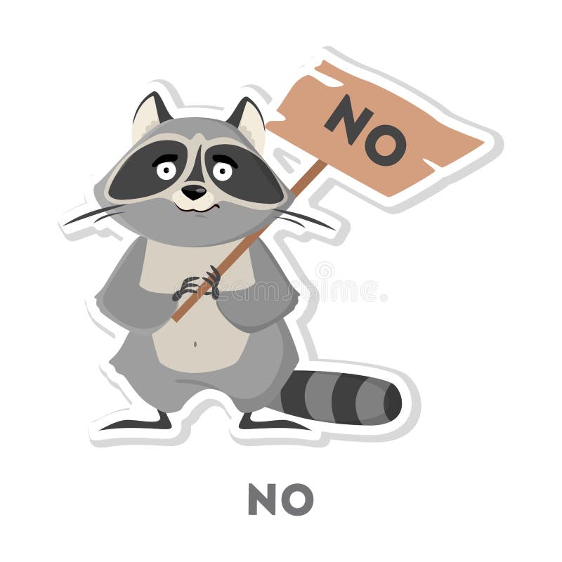 Isolated Refusing Squirrel. Stock Vector - Illustration of graphic ...