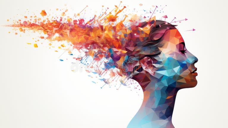 Isolated Representation of Artificial Intelligence on a Clean White ...