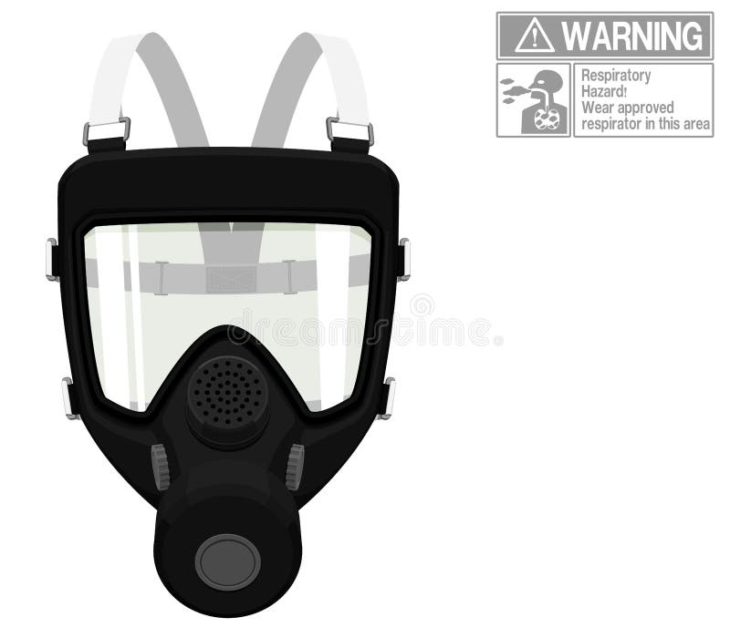 Isolated Respirator on Transparent Background Stock Vector ...