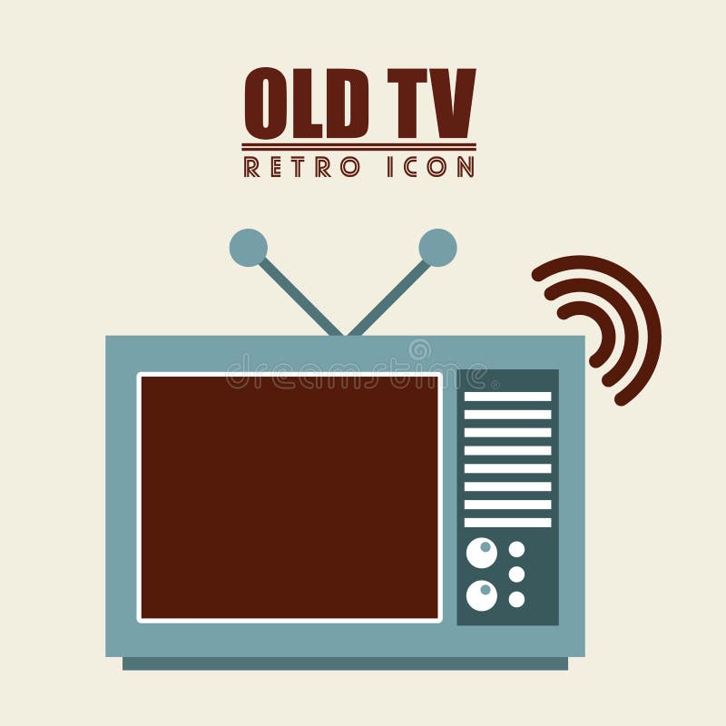 Isolated retro icon stock vector. Illustration of graphic - 61924691