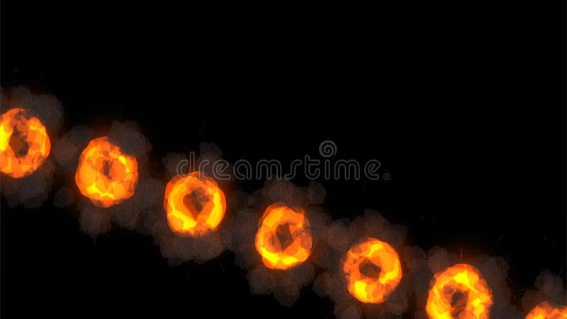 Isolated Retro Particle Effect In Variety Of Transition Animation