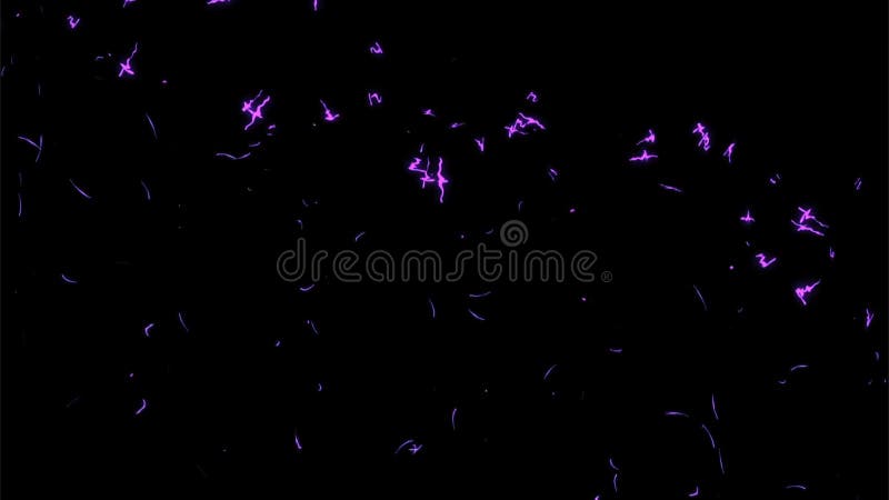 Isolated Retro Particle Effect In Variety Of Transition Animation