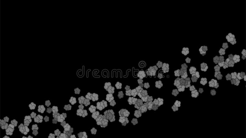 Isolated Retro Particle Effect In Variety Of Transition Animation