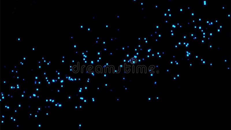 Isolated Retro Particle Effect In Variety Of Transition Animation