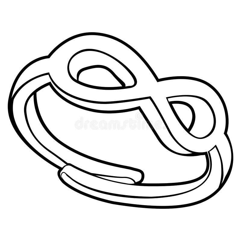 Isolated ring outline stock vector. Illustration of ring - 99535616