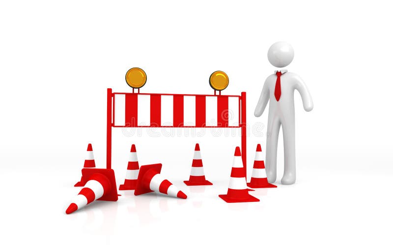 Man at work stock illustration. Illustration of clipping - 31029023