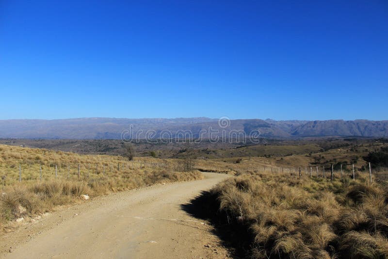 Isolated Roads at the End of the Road Stock Image - Image of mountains ...