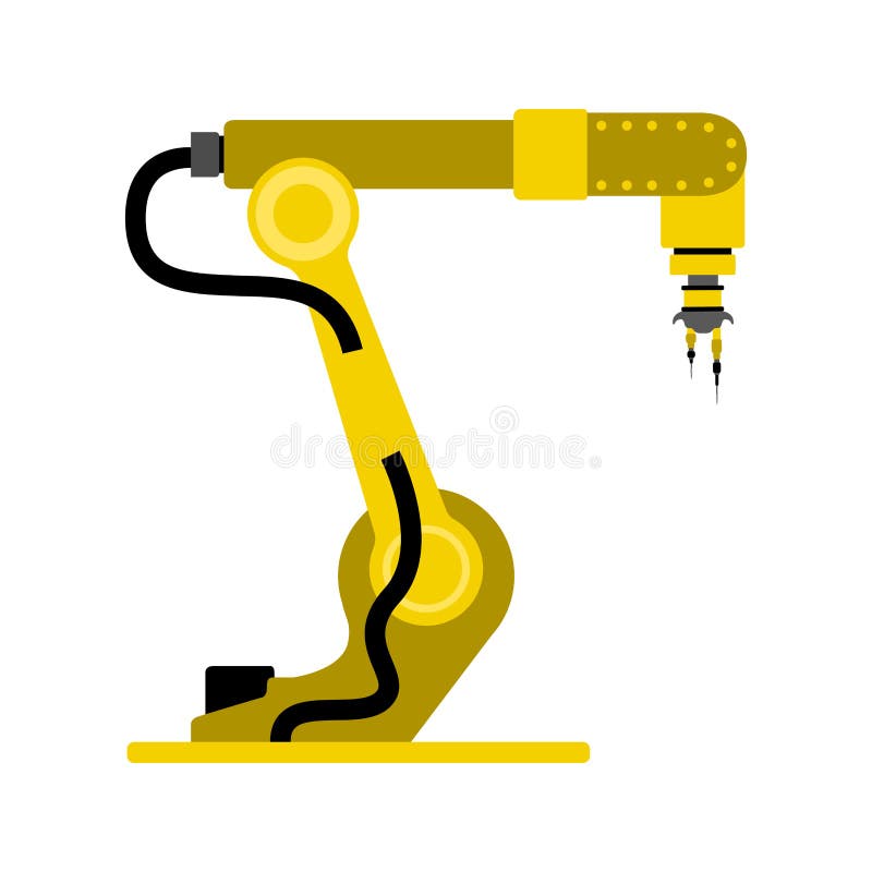 Isolated robotic arm icon stock vector. Illustration of science - 124694766 Isolated robotic arm icon stock vector. Illustration of science - 124694766