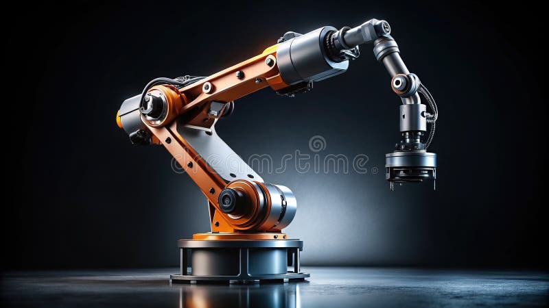 Isolated Robotic Arm a Powerful Visual Representation of Industrial ...