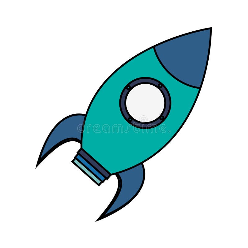 Isolated rocket toy design stock vector. Illustration of innocence ...