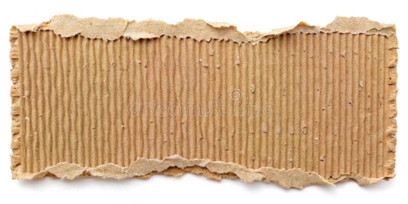 Isolated Rough Torn Rip Paper Cardboard Cut Stripe Piece Sheet Edge ...
