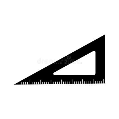 Isolated ruler silhouette stock illustration. Illustration of symbol ...