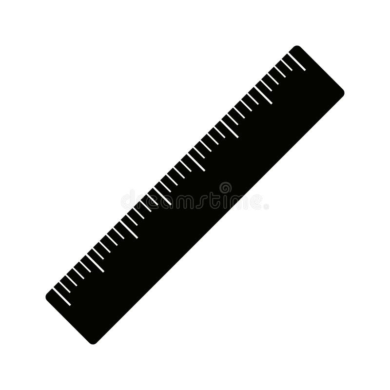 Ruler Silhouette SVG