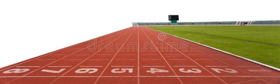 Isolated Running track stock image. Image of racetrack - 20931237