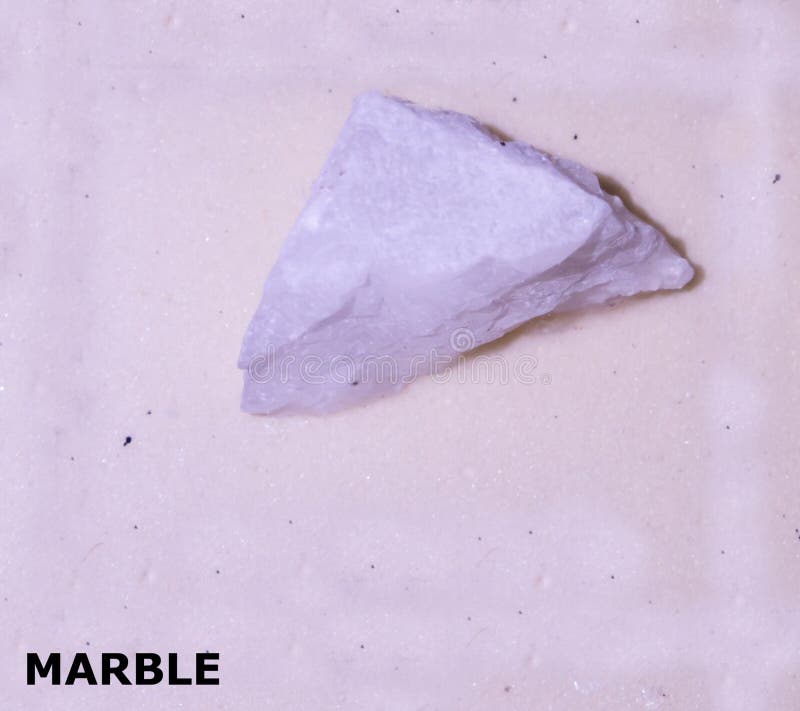 Isolated Sample of a Marble Rock on Texture Background. Marble ...